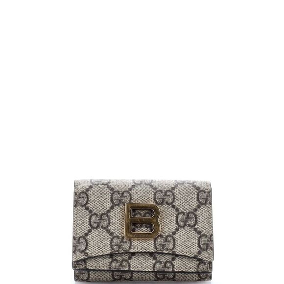 Gucci | Bags | Gucci X Balenciaga The Hacker Project Trifold Wallet Gg ...